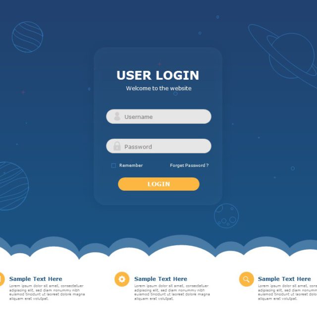 Log In 06 PowerPoint Template