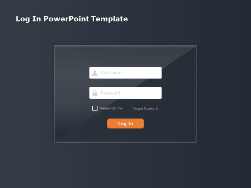 Log In 02 PowerPoint Template | SlideUpLift