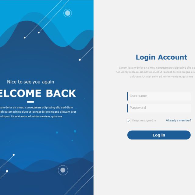 Log In 01 PowerPoint Template