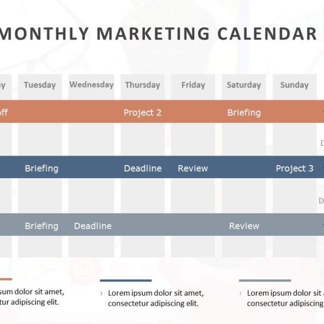 Weekly Calendar PowerPoint Template