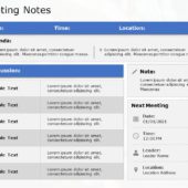Meeting Notes 04 PowerPoint Template