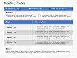 Meeting Notes 07 PowerPoint Template | SlideUpLift