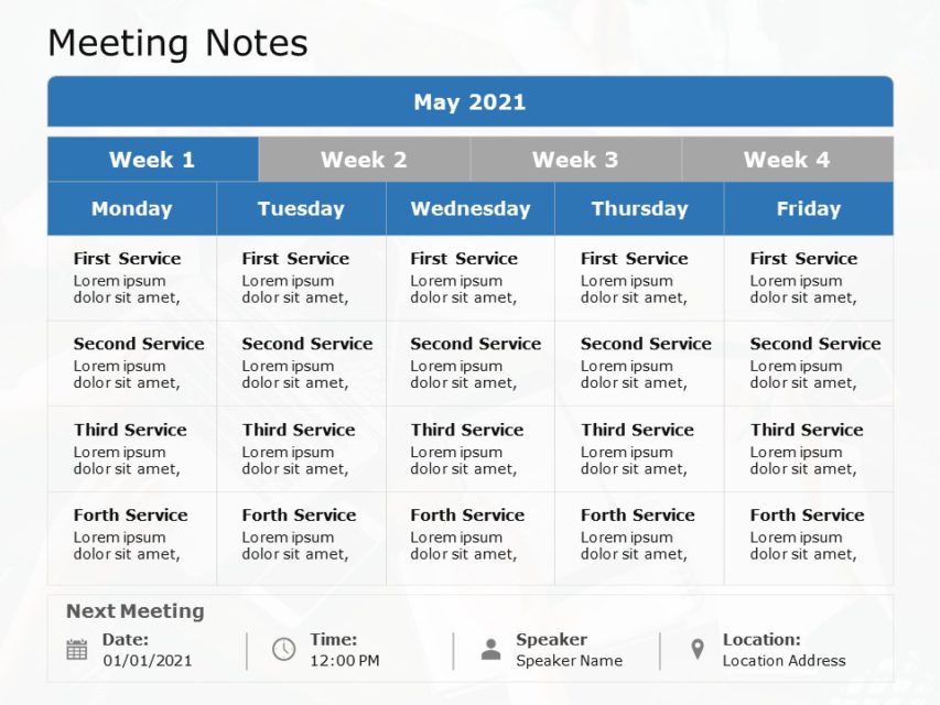 Meeting Notes 07 PowerPoint Template | SlideUpLift