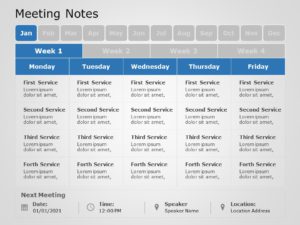 Meeting Notes 09 PowerPoint Template | SlideUpLift