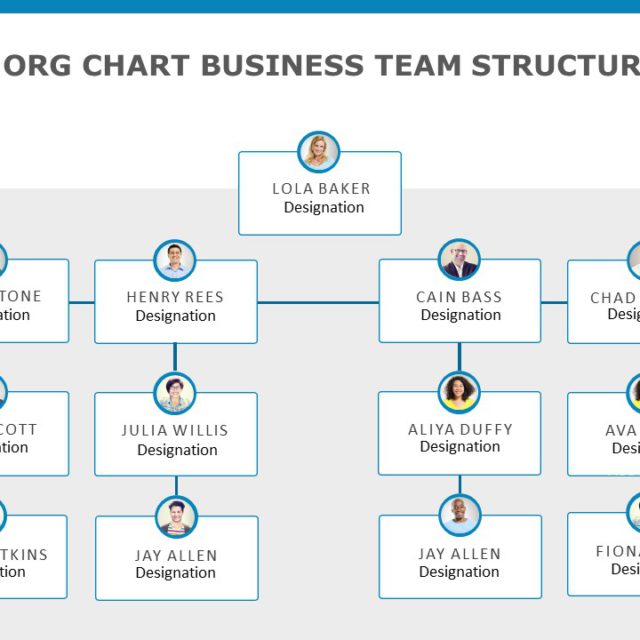 PROJECT TEAM STRUCTURE ORG CHART PowerPoint Template PROJECT TEAM STRUCTURE ORG CHART PowerPoint Template