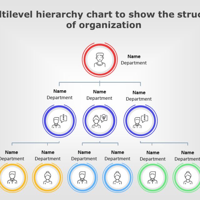organization chart 01 PowerPoint Template