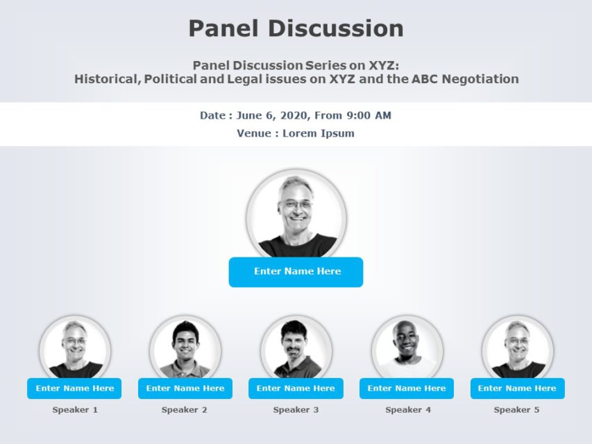 Panel Discussion 03 PowerPoint Template | SlideUpLift