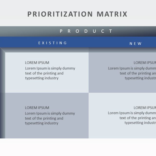 Priority Matrix 04 PowerPoint Template
