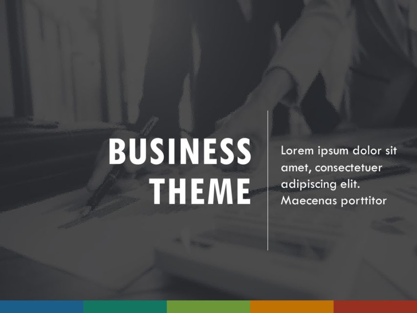 Business Theme PowerPoint Template | SlideUpLift