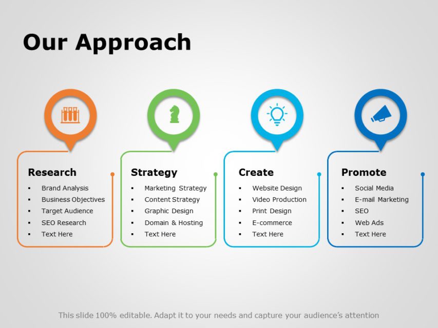 Project Approach 03 PowerPoint Template | SlideUpLift
