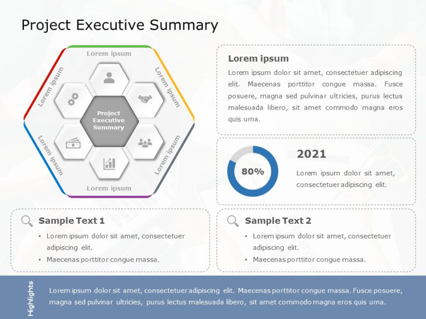 Executive Summary Templates & Examples | SlideUpLift - 1