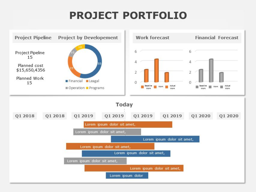 Project Portfolio PowerPoint Template | SlideUpLift
