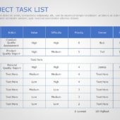 Project Task List 09 PowerPoint Template