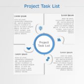 Animated Project Task List PowerPoint Template