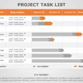 Project Task List 09 PowerPoint Template