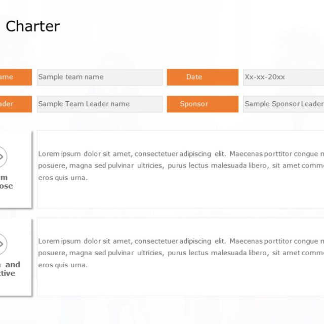 Project Team Charter 05 PowerPoint Template | SlideUpLift