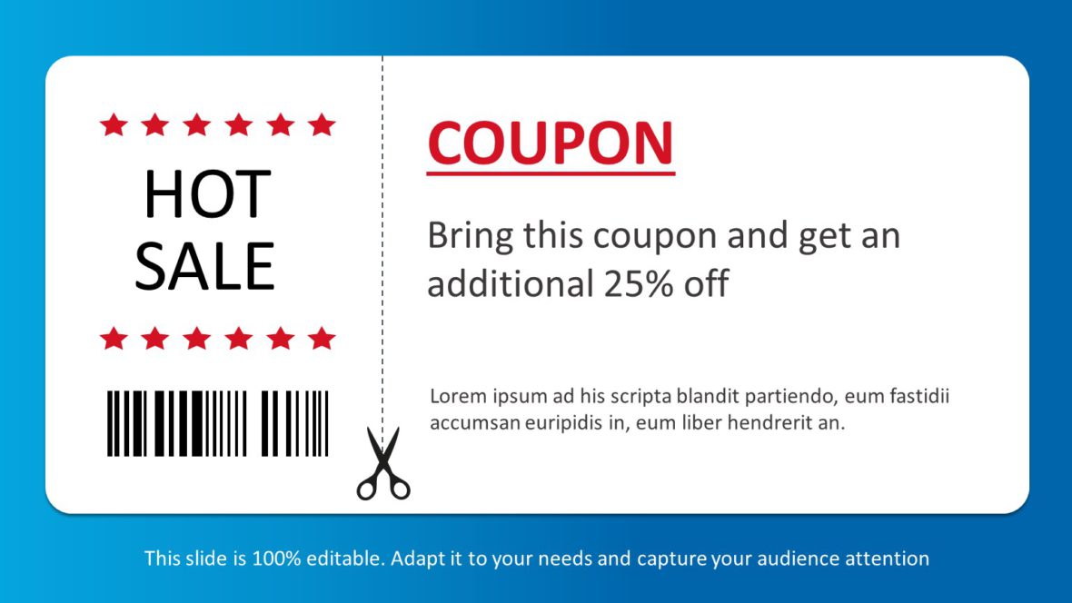 Editable Gift Voucher Templates For PowerPoint | SlideUpLift