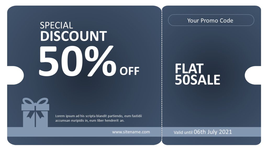 Editable Gift Voucher Templates For PowerPoint | SlideUpLift
