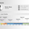 Resume Timeline 01 PowerPoint Template