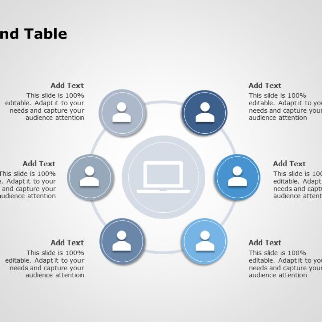 Round Table Conference 04 PowerPoint Template | SlideUpLift