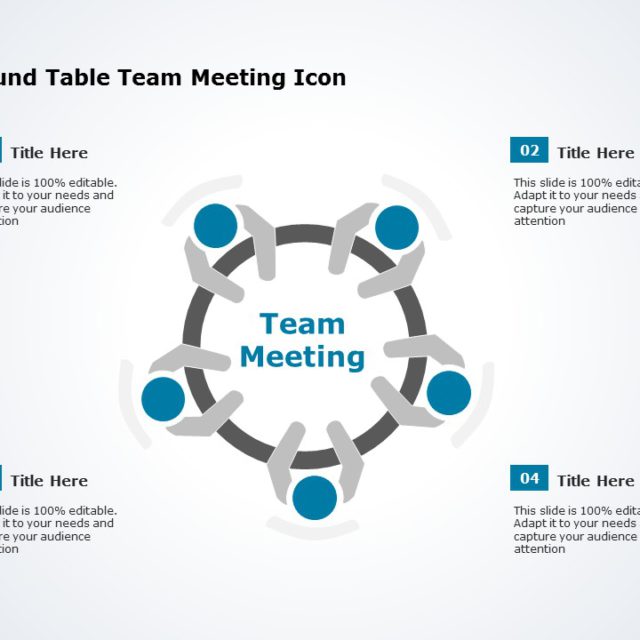 Round Table Conference 01 PowerPoint Template