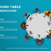 Round Table Conference 03 PowerPoint Template