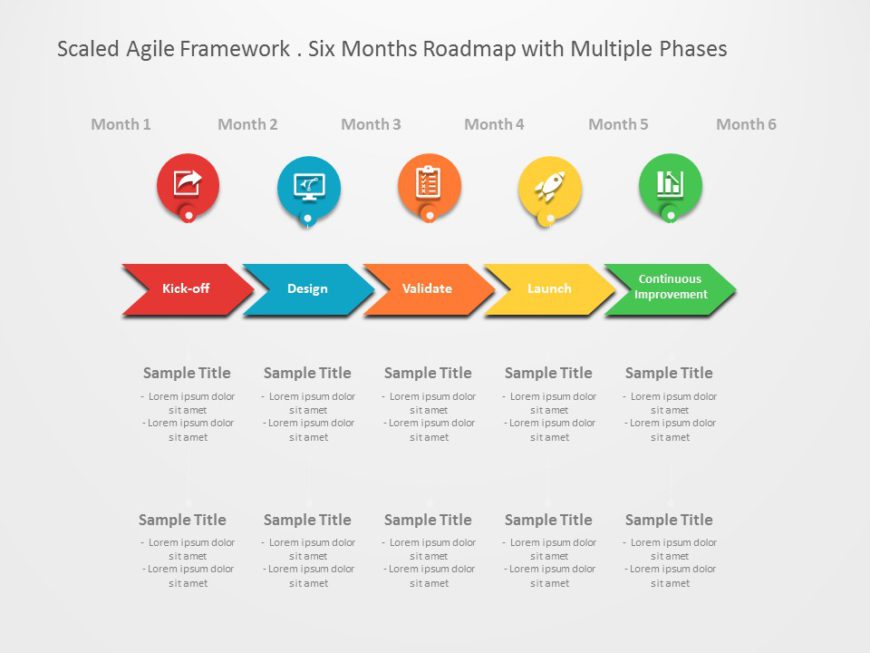 Scaled Agile Framework 03 PowerPoint Template | SlideUpLift