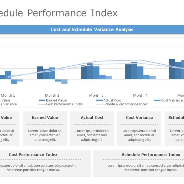 Schedule Performance Index 01 PowerPoint Template