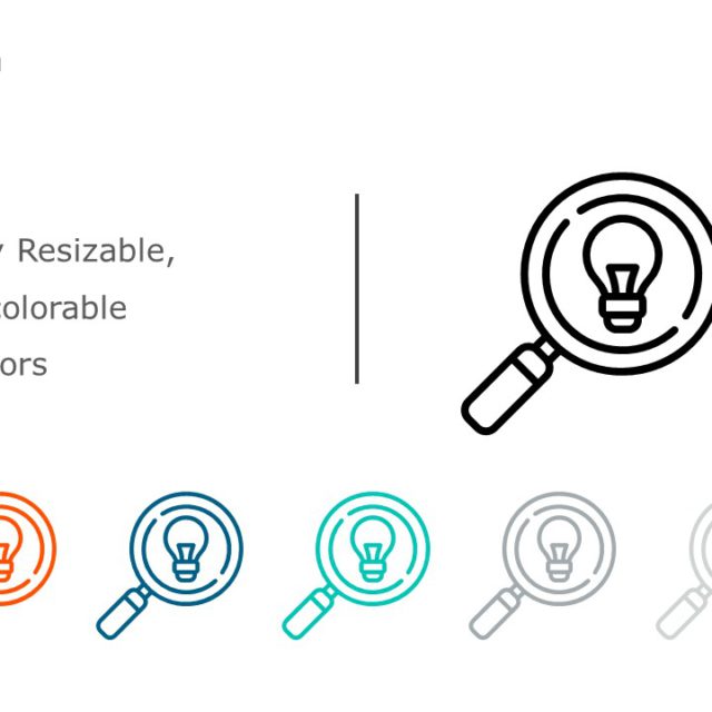 Challenges Solution Results Icons PowerPoint Template