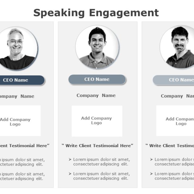 Speaking Engagement 05 PowerPoint Template