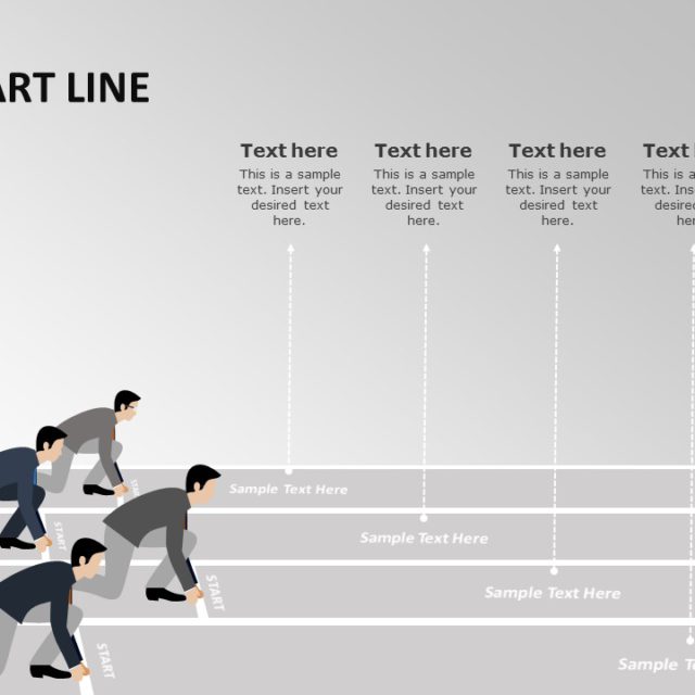 Start Line 05 PowerPoint Template