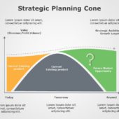 Strategic Planning Cone 04 PowerPoint Template