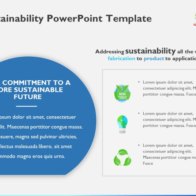 Sustainability PowerPoint Template