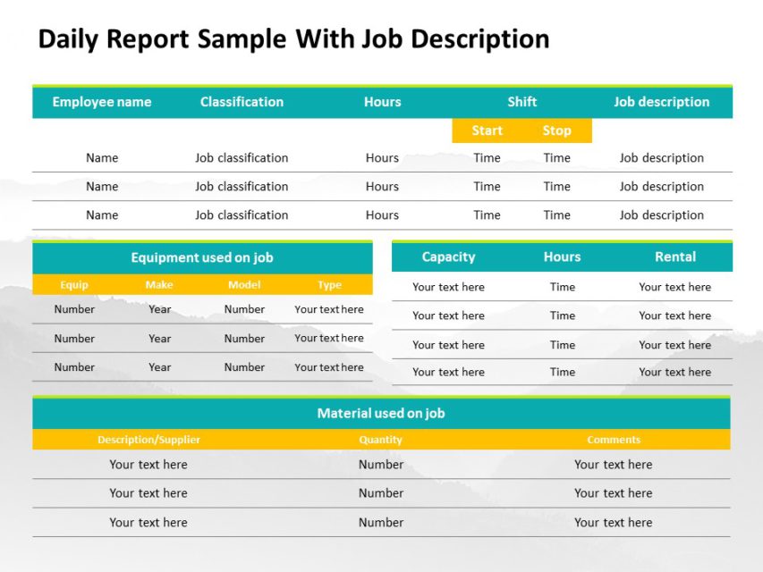 Daily Report 07 PowerPoint Template | SlideUpLift