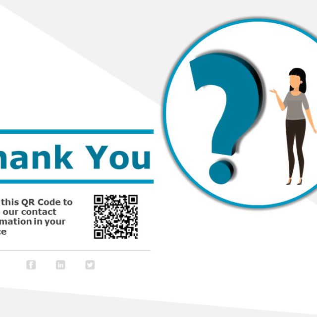 Thank You Slide with Questions PowerPoint Template