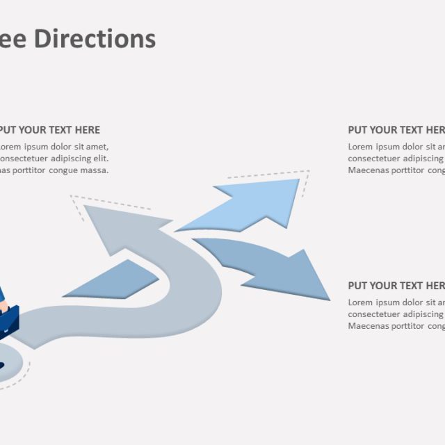 Three Directions 02 PowerPoint Template