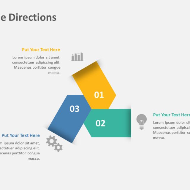 Three Directions 04 PowerPoint Template