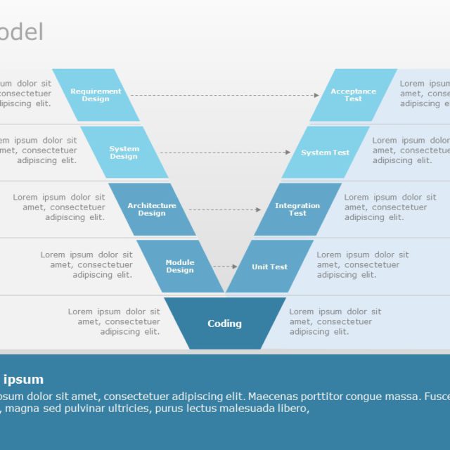 V Model 05 PowerPoint Template