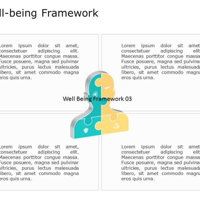 Well Being Framework 01 PowerPoint Template
