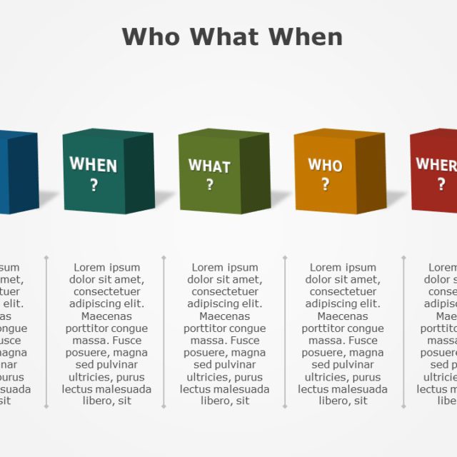 Why How What 01 PowerPoint Template
