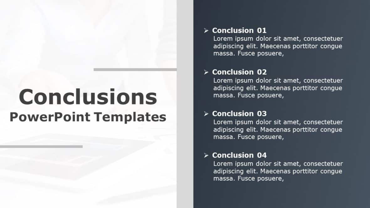 Conclusion Slide PowerPoint Template | SlideUpLift - Page 3