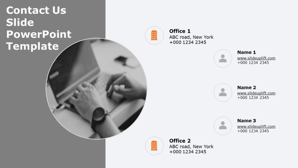 32+ Free Contact Us PowerPoint Templates & Slides | SlideUpLift