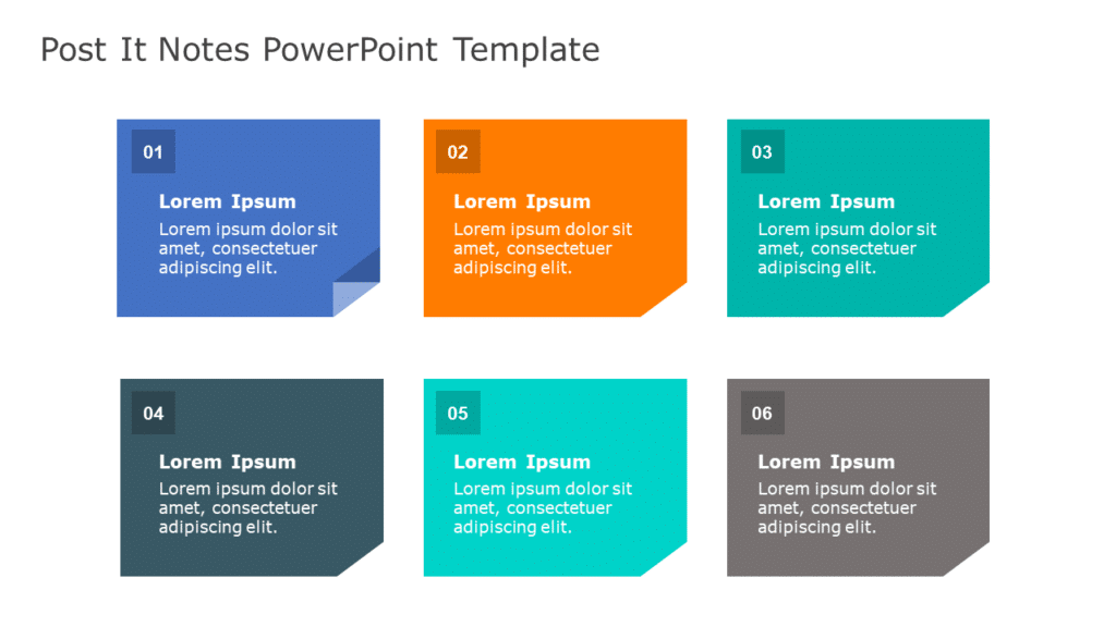 PowerPoint Post It Note Designs For Presentations | SlideUpLift