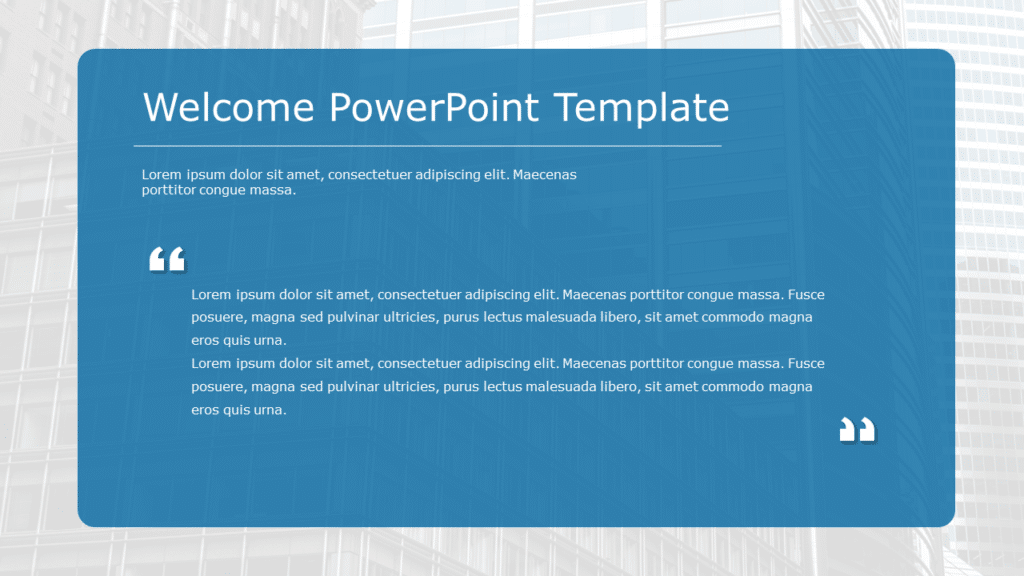 Welcome Slides & PowerPoint Templates | SlideUpLift
