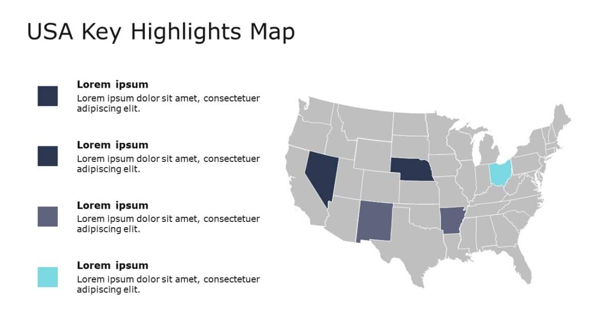 Interactive Us Map For Powerpoint