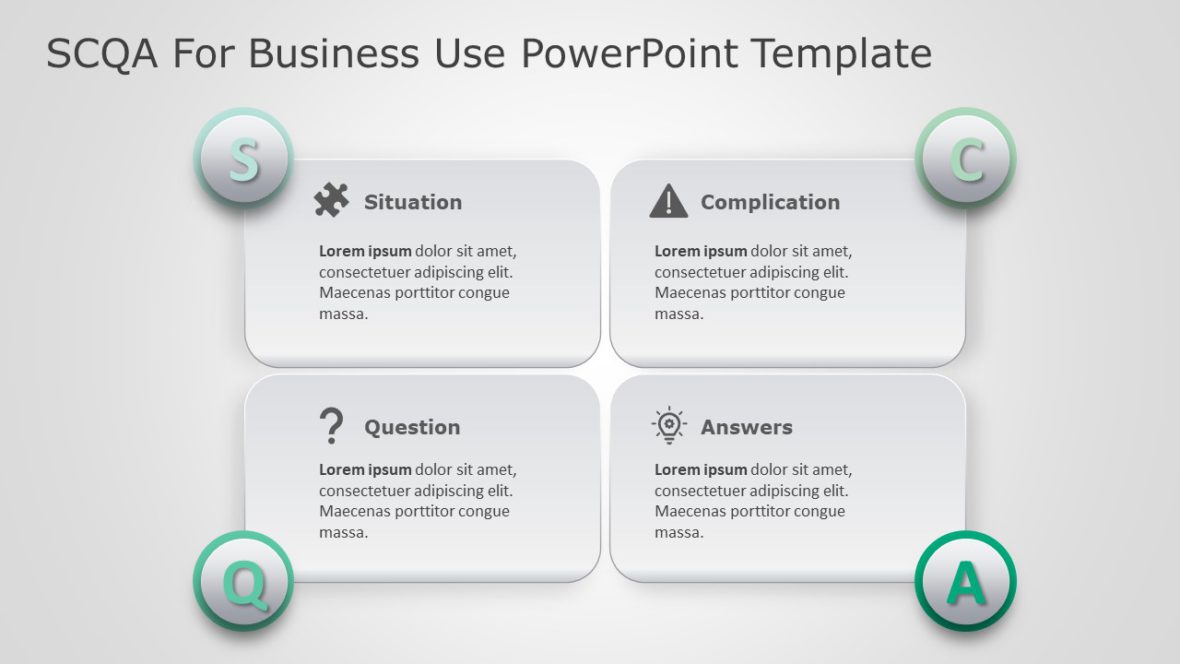 66+ Free Editable SCQA PowerPoint Templates & Presentation Slides ...