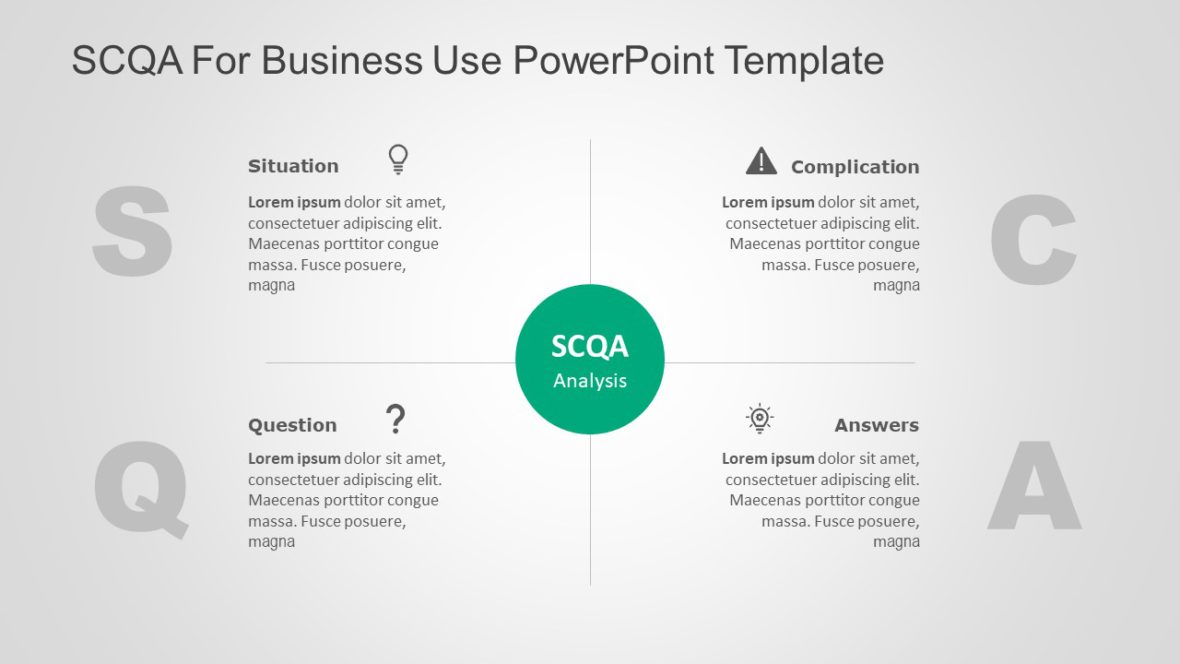 66+ Free Editable SCQA PowerPoint Templates & Presentation Slides ...