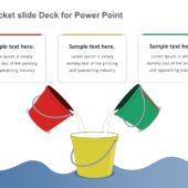 Animated Goal Buckets PowerPoint Template