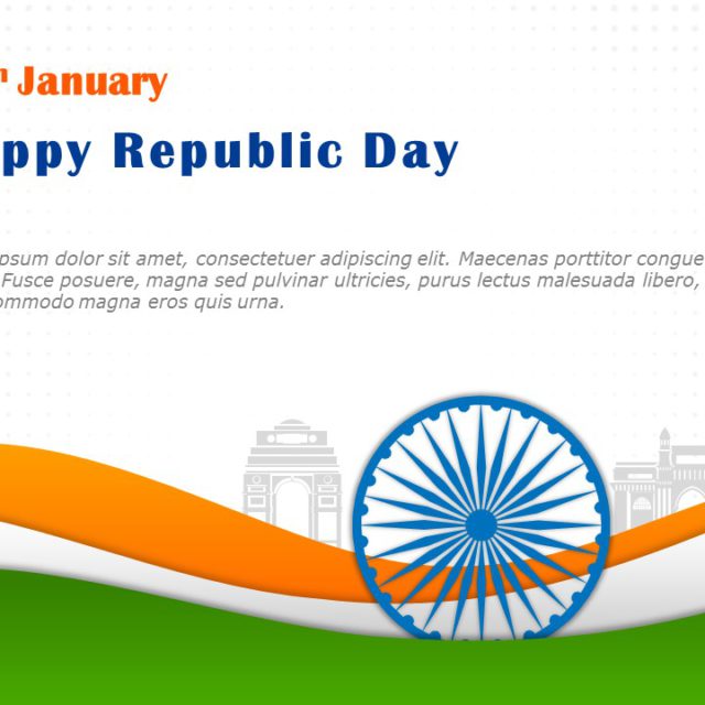 Animated Republic Day Cover Slide
