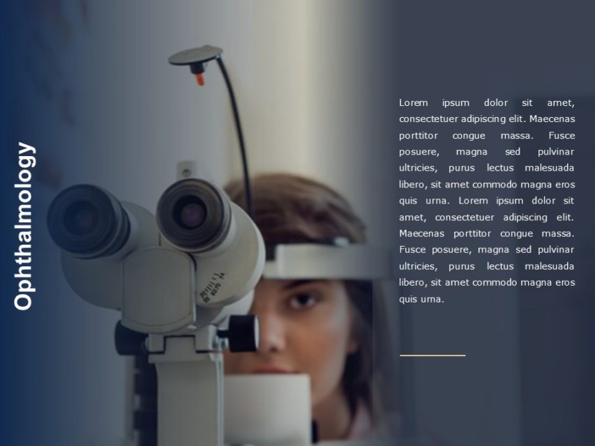 Ophthalmology Cataract PowerPoint Template | SlideUpLift